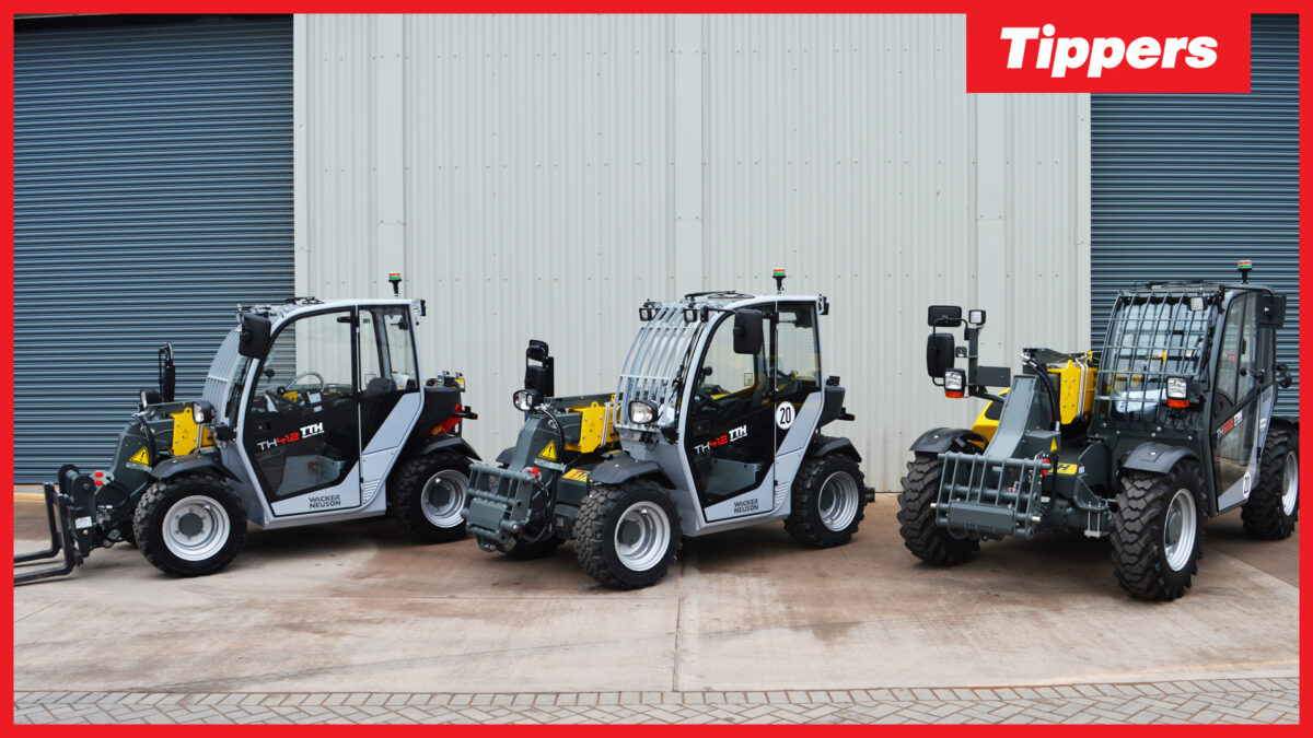 NEW! Wacker Neuson 412 and 522 4.5m and 5m Compact Telehandlers ...