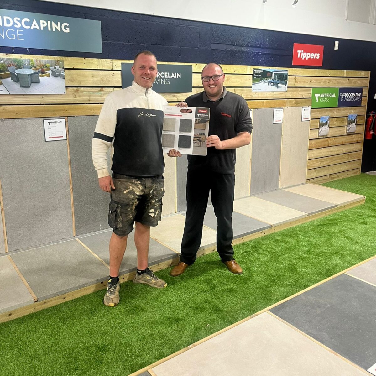 Porcelain Sample Boards – Now Available to Landscapers – Tippers Blog