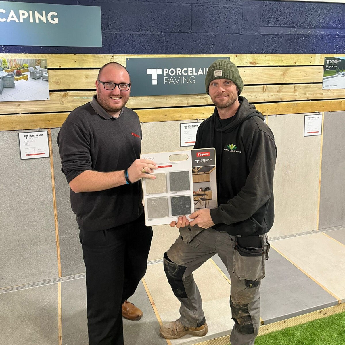 Porcelain Sample Boards – Now Available to Landscapers – Tippers Blog